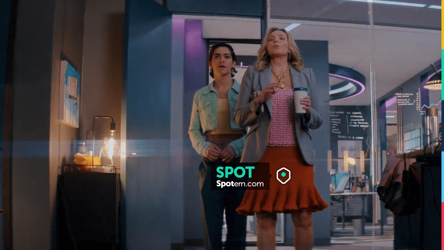 Givenchy Pleat­ed Rib-Knit Miniskirt worn by Madolyn Addison (Kim ...