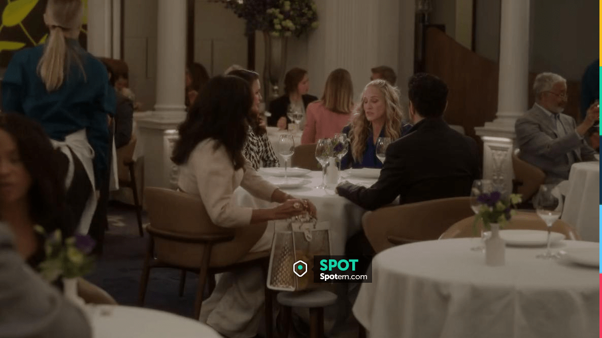 Jimmy Choo Varenne Trans­par­ent Tote Bag worn by Seema Patel (Sarita ...