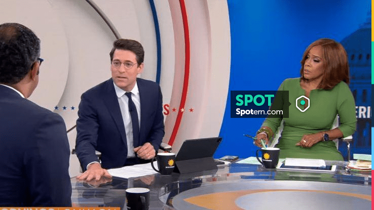 Nora Gardner Daphne 3/4 Sleeve Dress worn by Gayle King as seen in CBS ...