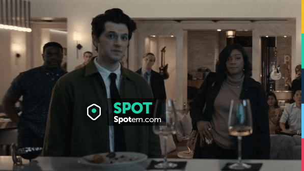 The Elder Statesman Cobra Wool & Cashmere Blend Zip Jacket worn by ...