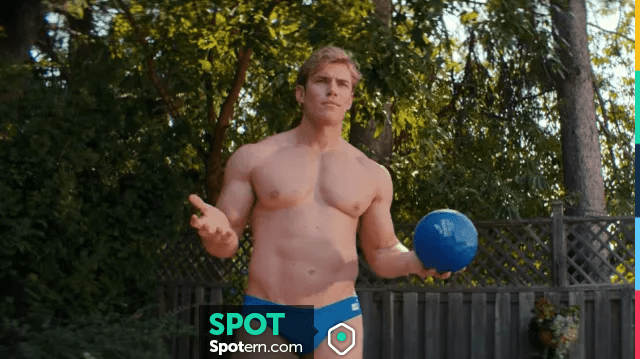 Pair of blue swimsuit worn by Chad (Zane Phillips) in Glamorous TV ...