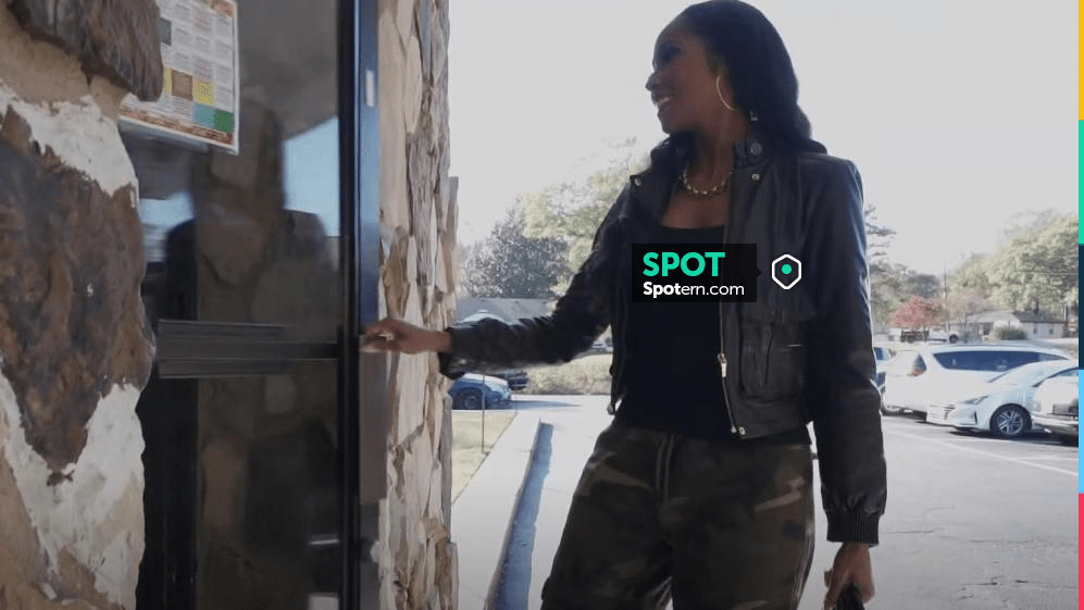 Tory Burch Leather Biker Jacket porté par Courtney Bruce vu dans The ...