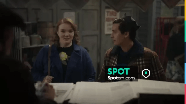 Zara Plaid Bomber Jack­et worn by Jughead Jones (Cole Sprouse) as seen ...