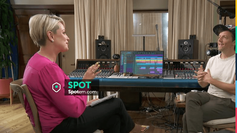 Ann Taylor Smocked Mixed Media Top worn by Jamie Yuccas as seen in CBS ...