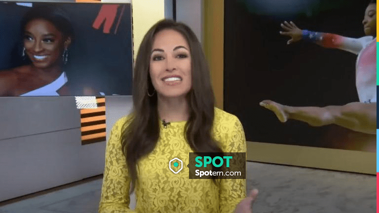 Diane Von Furstenberg Brielle Lace Top worn by Kaylee Hartung as seen ...