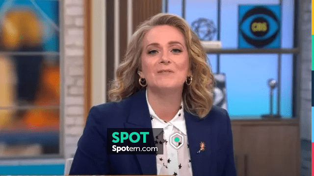 Equipment Starry Night Silk Shirt worn by Christina Ruffini as seen in ...