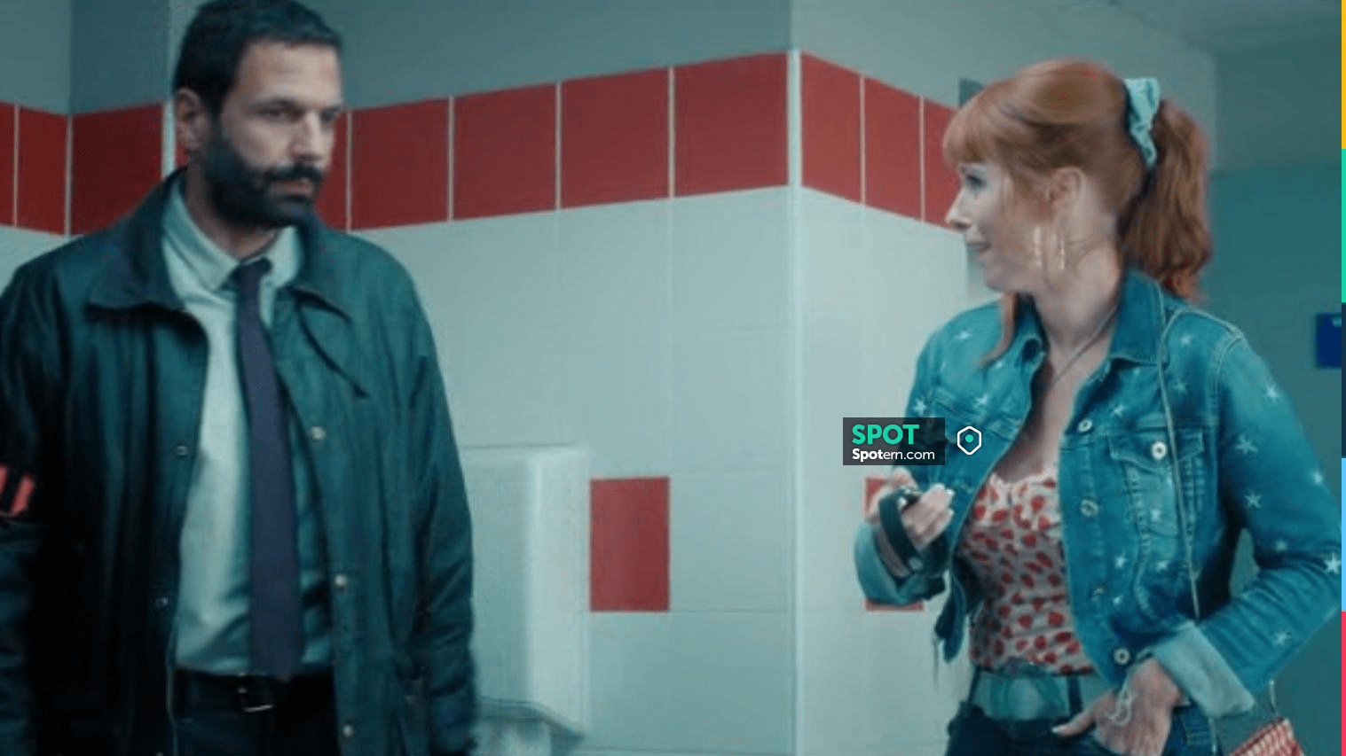 The Liu Jo star denim jacket worn by Morgane Alvaro (Audrey Fleurot) in ...