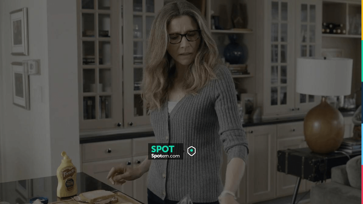 Veronica Beard Lazana Ribbed Cashmere Cardigan worn by Kate Mularkey ...