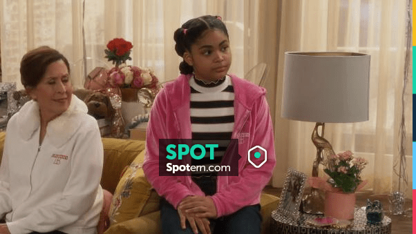 Victoria's Secret Velour Full-Zip Hoodie worn by Millicent (Jaidyn ...