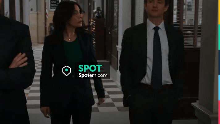 Veronica Beard Bat­tista Dick­ey Jack­et Navy worn by ADA Samantha ...