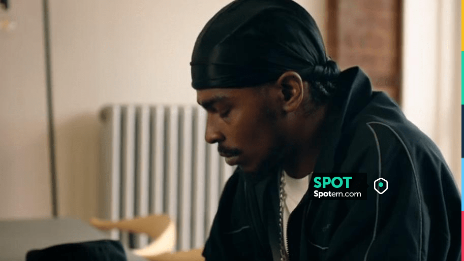 Collusion Track Jack­et worn by Bosco Champion (Malcolm Kamulete) as ...