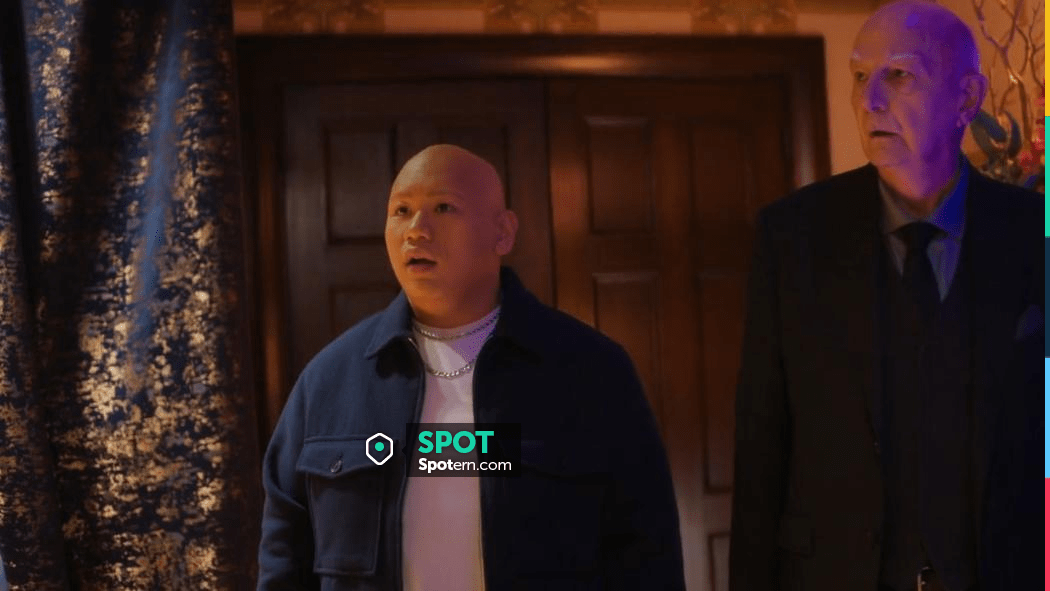 H&M Wool Blend Jacket worn by Reginald Baskin (Jacob Batalon) as seen ...