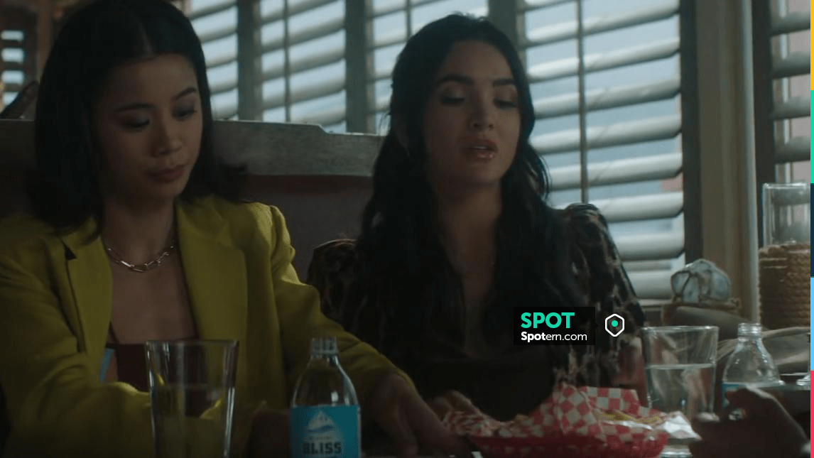 Alice + Olivia Kitty Leopard Cardigan worn by Bess Marvin (Maddison ...