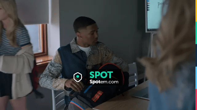 White Sand 88 Bandana print patchwork shirt worn by Musa Rahaim (Caleel ...