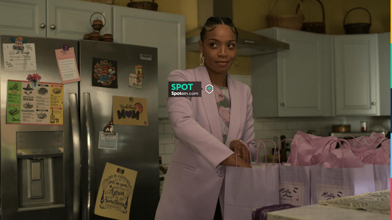 Pink Blazer Jacket worn by Jenna Carson (Shinelle Azoroh) as seen in ...