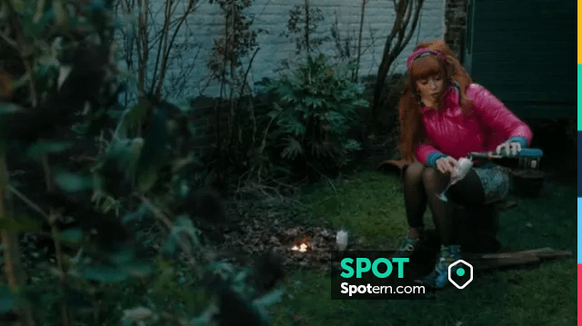 The printed heeled boots worn by Morgane Alvaro (Audrey Fleurot) in HPI ...