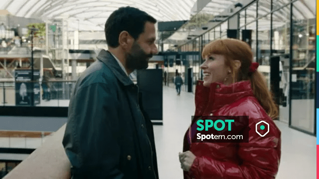 The bright red down jacket worn by Morgane Alvaro (Audrey Fleurot) in ...