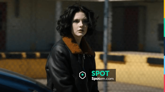 Blanknyc Faux Fur Jack­et worn by Detective Jet Slootmaekers (Ainsley ...