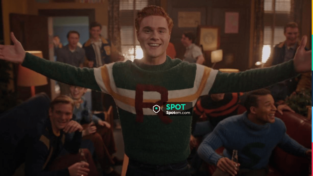 Benetton Sweater With Clashing Detail worn by Julian Blossom (Nicholas ...