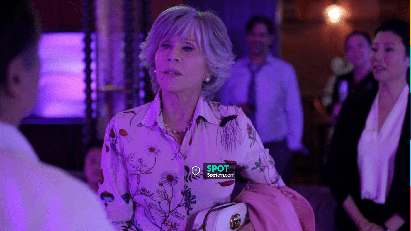 Printed Shirt worn by Grace Hanson (Jane Fonda) as seen in Grace and ...