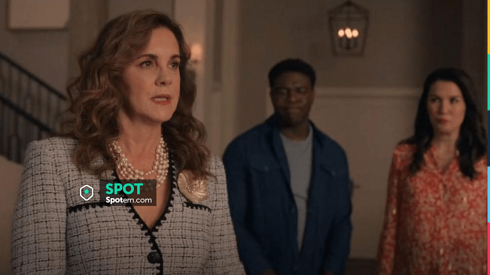 Veronica Beard Albia Jacket worn by Isabel (Elizabeth Perkins) as seen ...