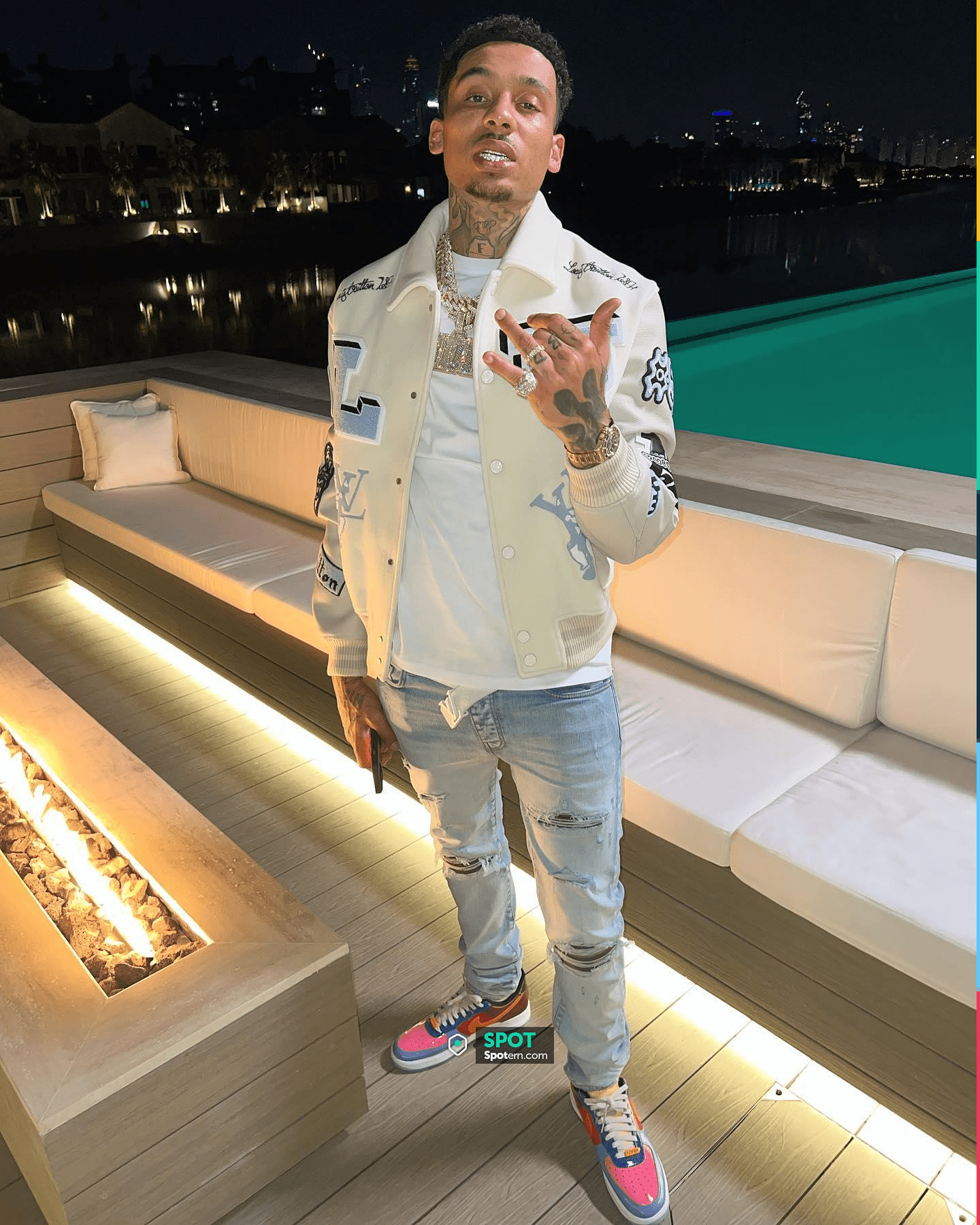 Nike Air Force 1 Low sneakers worn by Fredo on his Instagram account ...