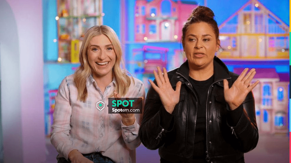 Time and Tru Soft Button Front Shirt worn by Jasmine Roth as seen in Barbie Dreamhouse Challenge ...