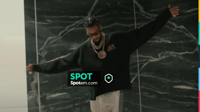 Chrome Hearts Black Sex Records Sweater worn by Key Glock in his No ...