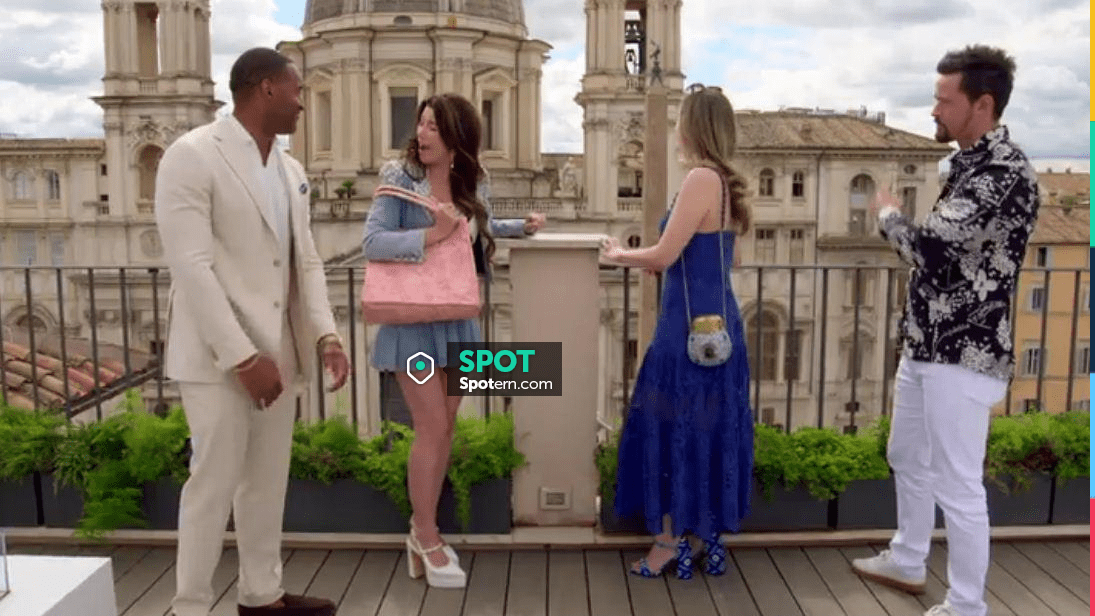 Alice + Olivia Carter Denim Skirt worn by Steffy Forrester(Jacqueline ...