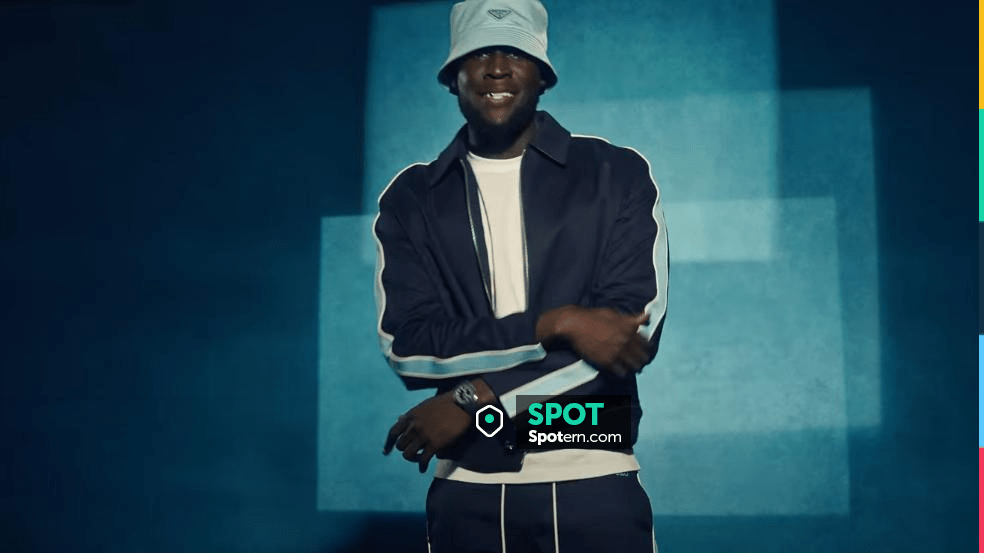 Patek Philippe White Gold & Navy Aqua­naut watch worn by Stormzy in THE ...