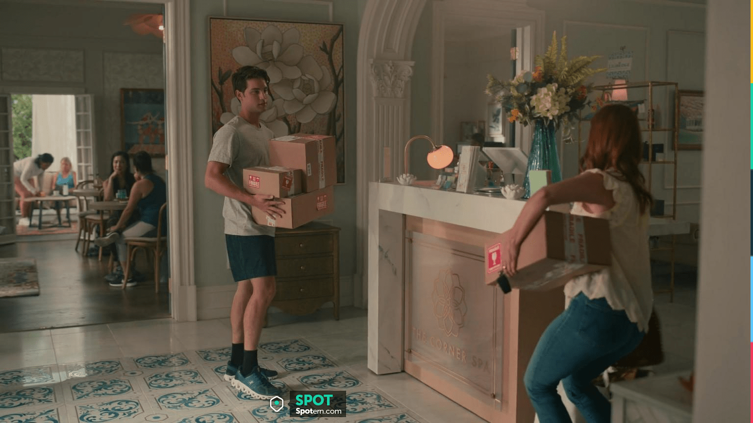 On sneakers worn by Tyler 'Ty' Townsend (Carson Rowland) as seen in ...