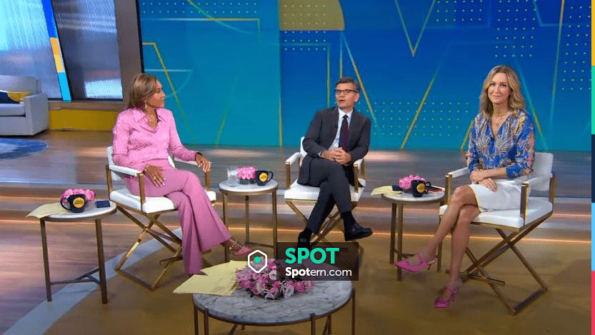 Valentino Rockstud Pumps worn by Robin Roberts as seen in Good Morning ...