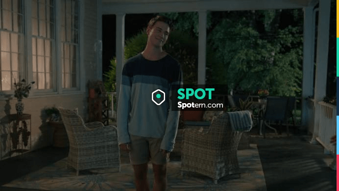 Marine Layer Jacob Pieced Crewneck T-Shirt worn by Tyler 'Ty' Townsend ...