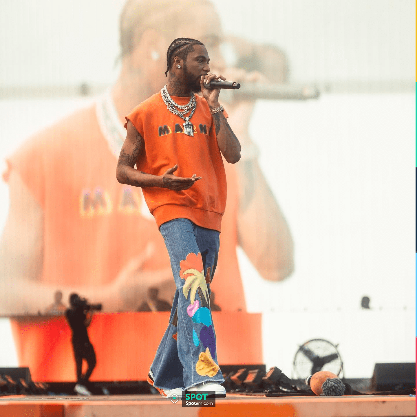 Nike Jordan 5 Retro Shattered Backboard sneakers worn by Key Glock on ...