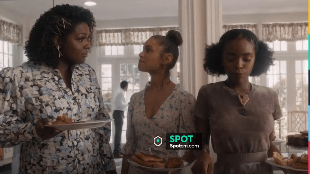 Veronica Beard Rowe Ruched Floral-Print Silk Crepe De Chine Mini worn ...