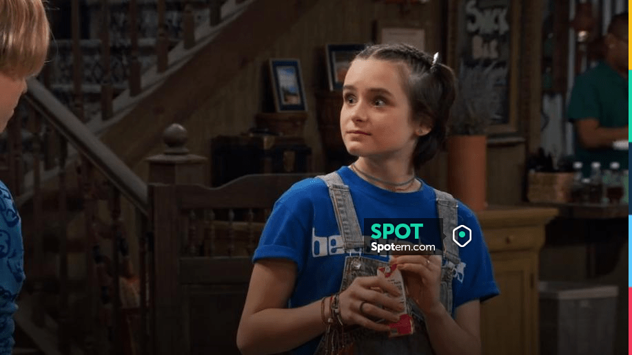 Zara Kids Stone Wash Denim Overalls worn by Winnie Webber (Shiloh ...