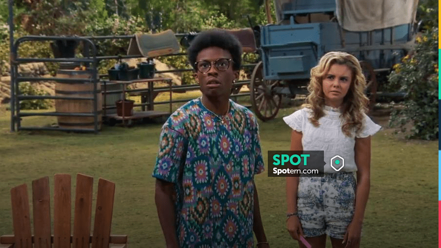 Frame Embroidered Cotton Blouse worn by Destiny Baker (Mallory James ...