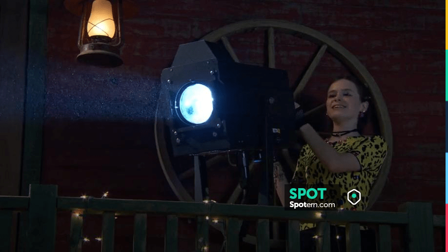 Zara Animal Print Stretch T-Shirt worn by Winnie Webber (Shiloh Verrico ...