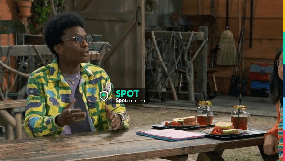 Levis x Denim Tears Quilted Shacket worn by Noah Lambert (Israel ...