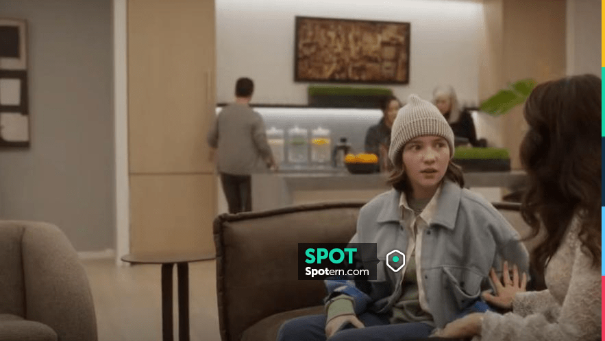 Wild Fable Light Blue Land­scape Jack­et worn by Rock Goldenblatt ...