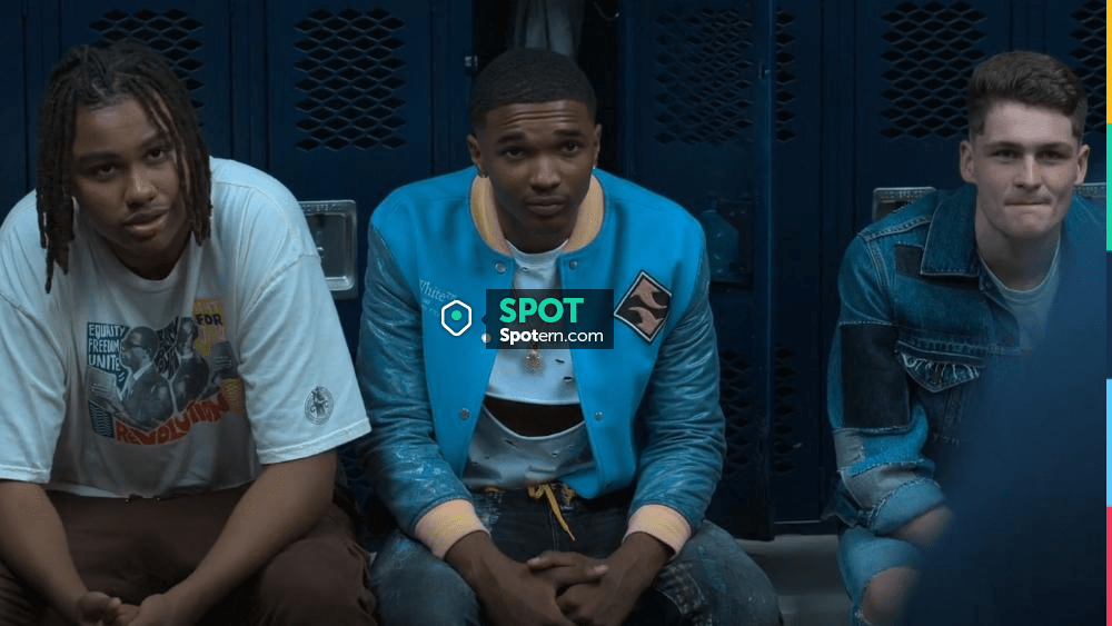 Off-White Gender Inclusive Strass Wool Blend Varsity Jacket In Light ...