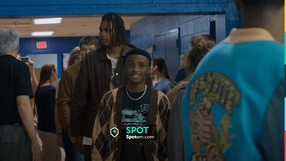 PacSun Classic Cardigan worn by Alonzo Powers (Tristan Wilds) as seen ...