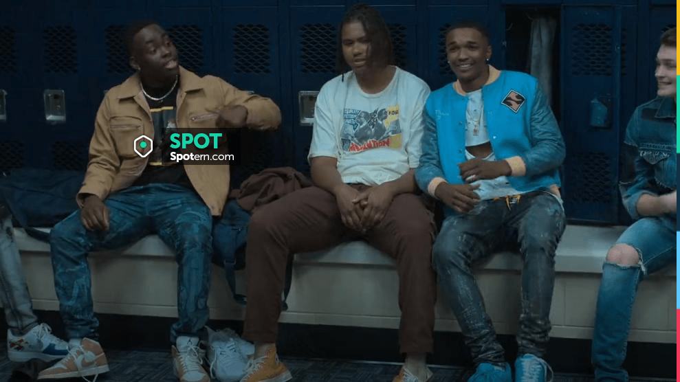 Reves Abstrakt Vegan Leather Jacket worn by Alonzo Powers (Tristan ...