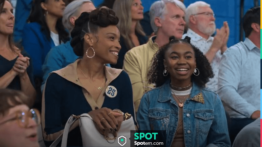 Coach Soft Calf Leather Tali Buck­et worn by Jenna Carson (Shinelle ...