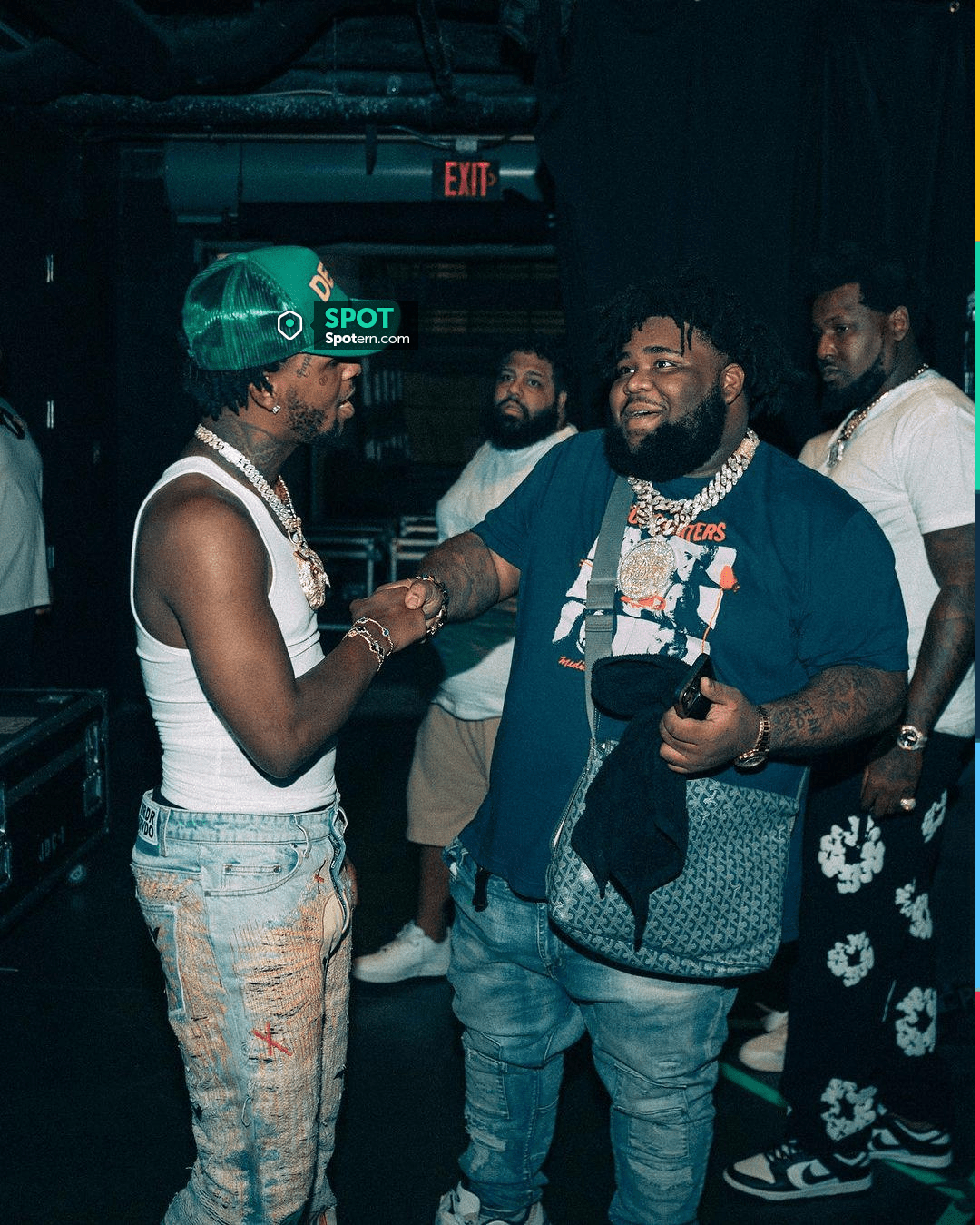 Gallery Dept. Green Dept Truck­er Hat worn by Toosii on his Instagram ...