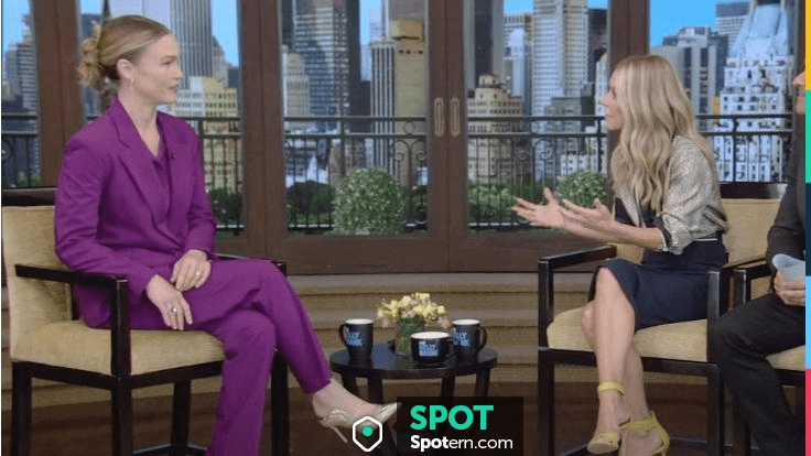 Malone Souliers Maureen Mule Pumps worn by Julia Stiles as seen in LIVE ...