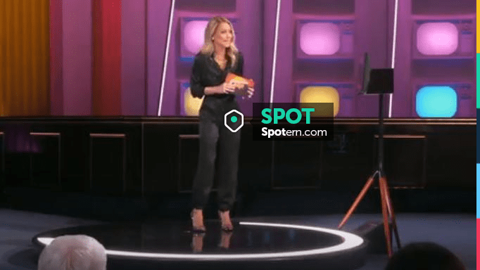 Saint Laurent Black Satin Jumpsuit usado por Kelly Ripa como se ve en ...