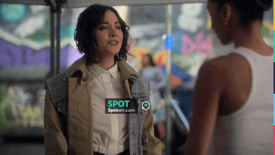 Diesel Denim Mac in Tan worn by Drea as seen in grown-ish (S06E06 ...