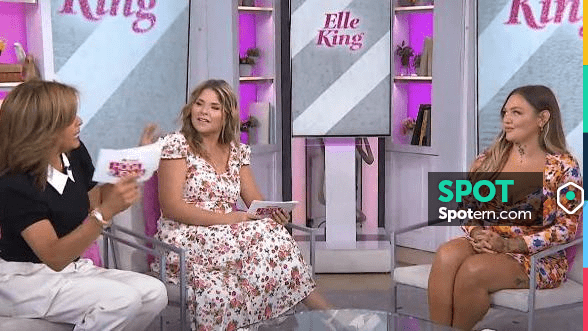 Isabel Marant Goji Minirobe en velours froncé imprimée portée par Elle ...