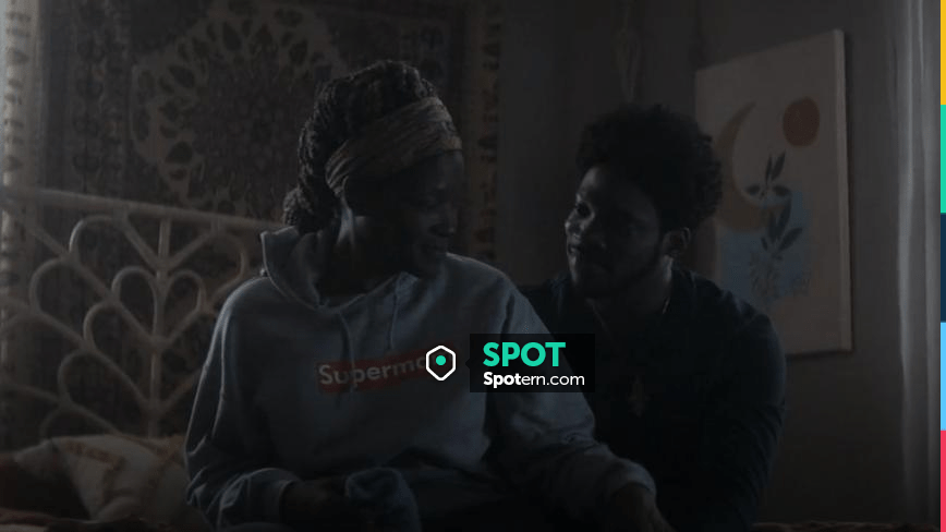 Supermom Couture Supermom Hoodie in Gray worn by Jada Washington ...